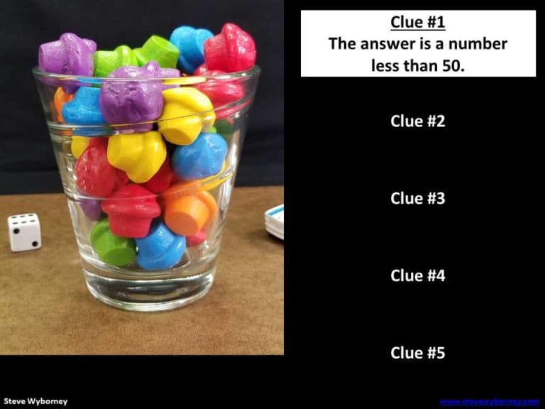 Esti-Mysteries: Estimation Meets Math Mysteries - Steve Wyborney's Blog